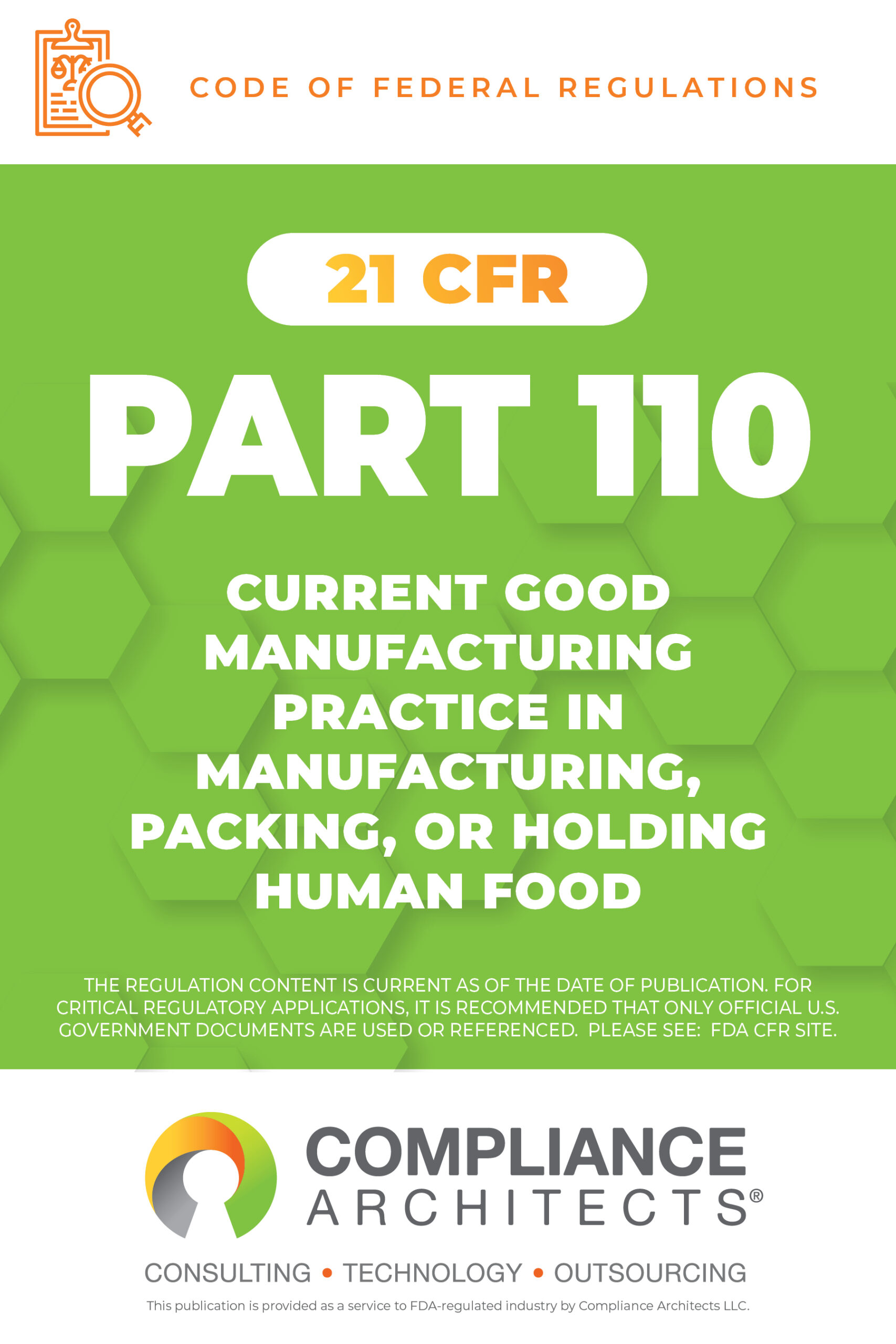 21 CFR Part 110