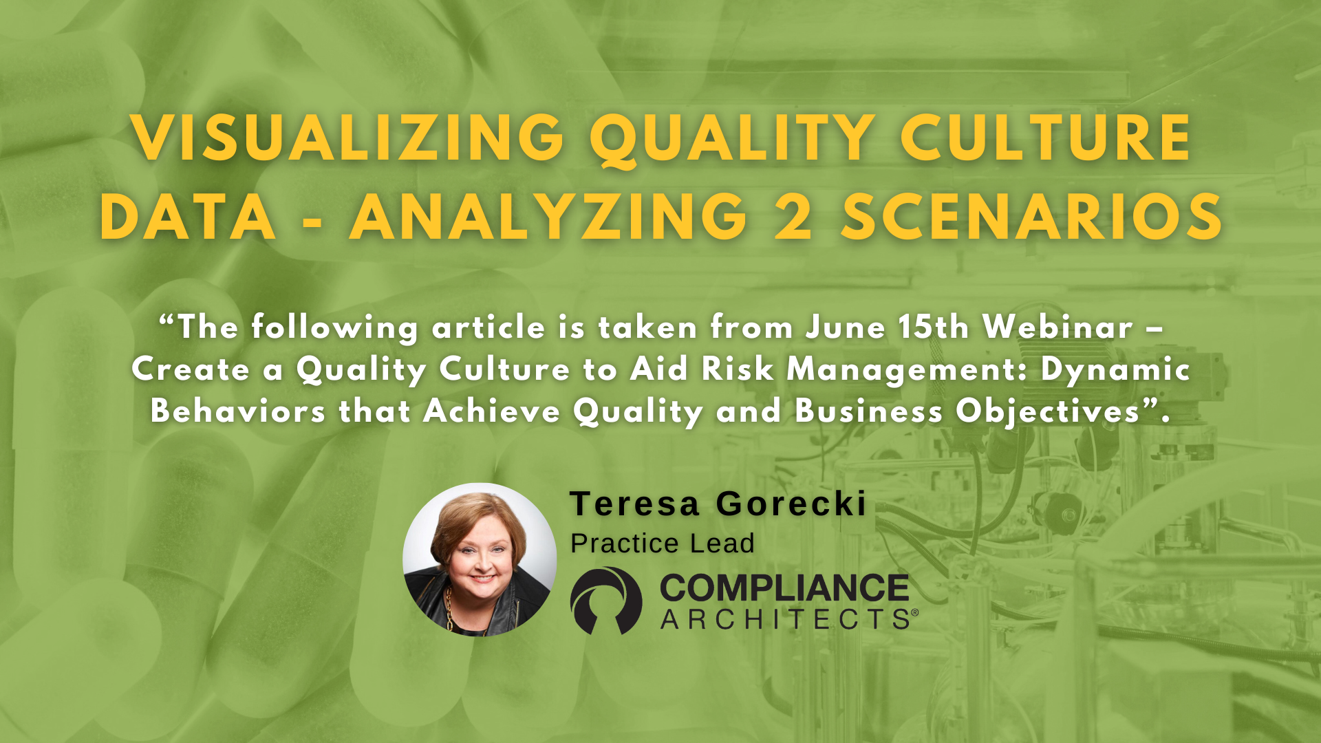 Visualizing Quality Culture Data - Analyzing 2 Scenarios